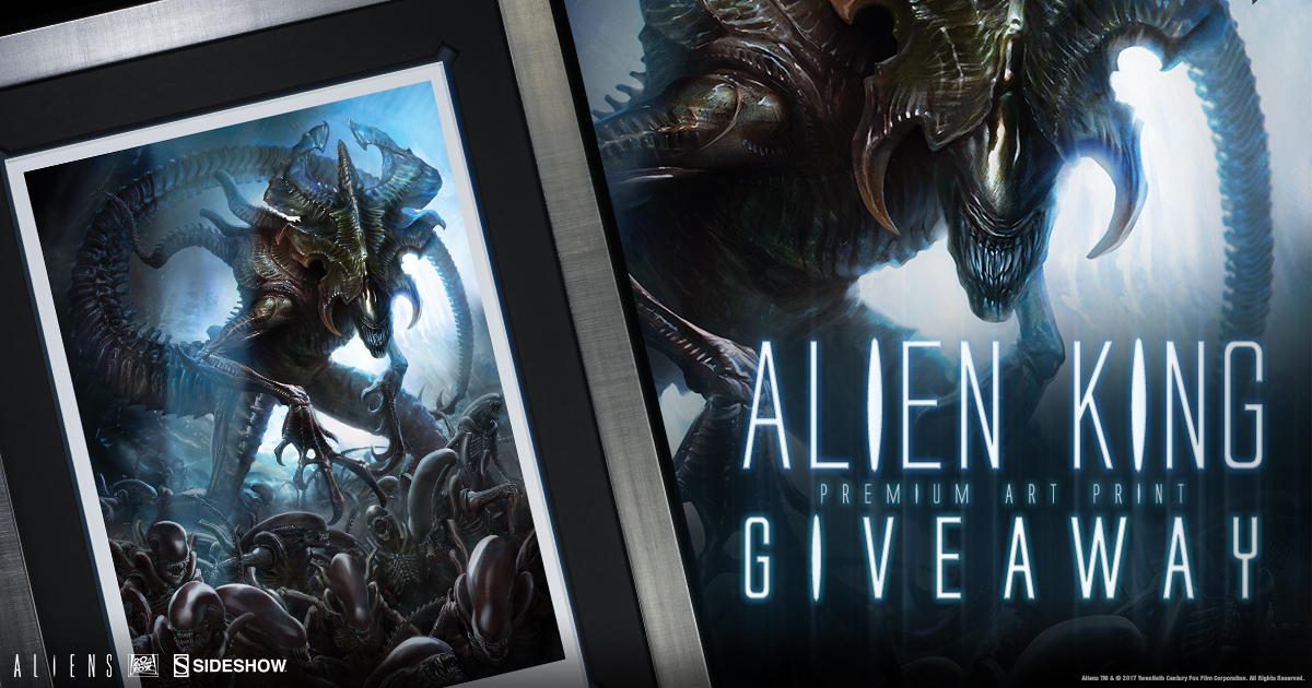 Alien King Premium Art Print