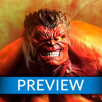 Red Hulk Premium Format Figure Preview | Sideshow Collectibles