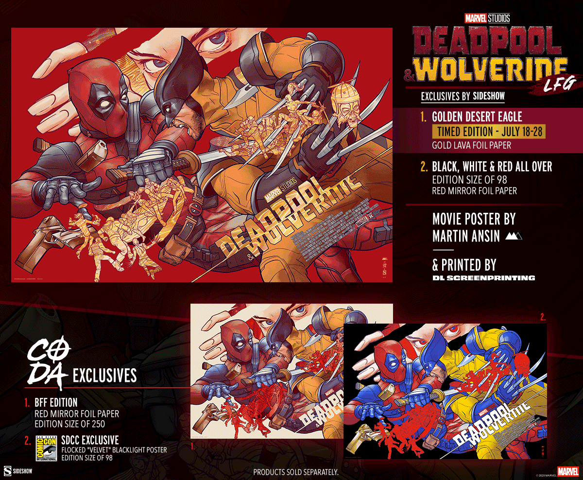 Deadpool & Wolverine: LFG Movie Posters by artist Martin Ansin ...