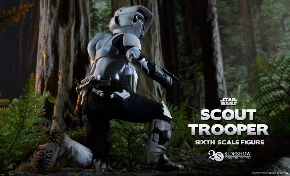 Scout Trooper Sixth Scale Figure | Sideshow Collectibles