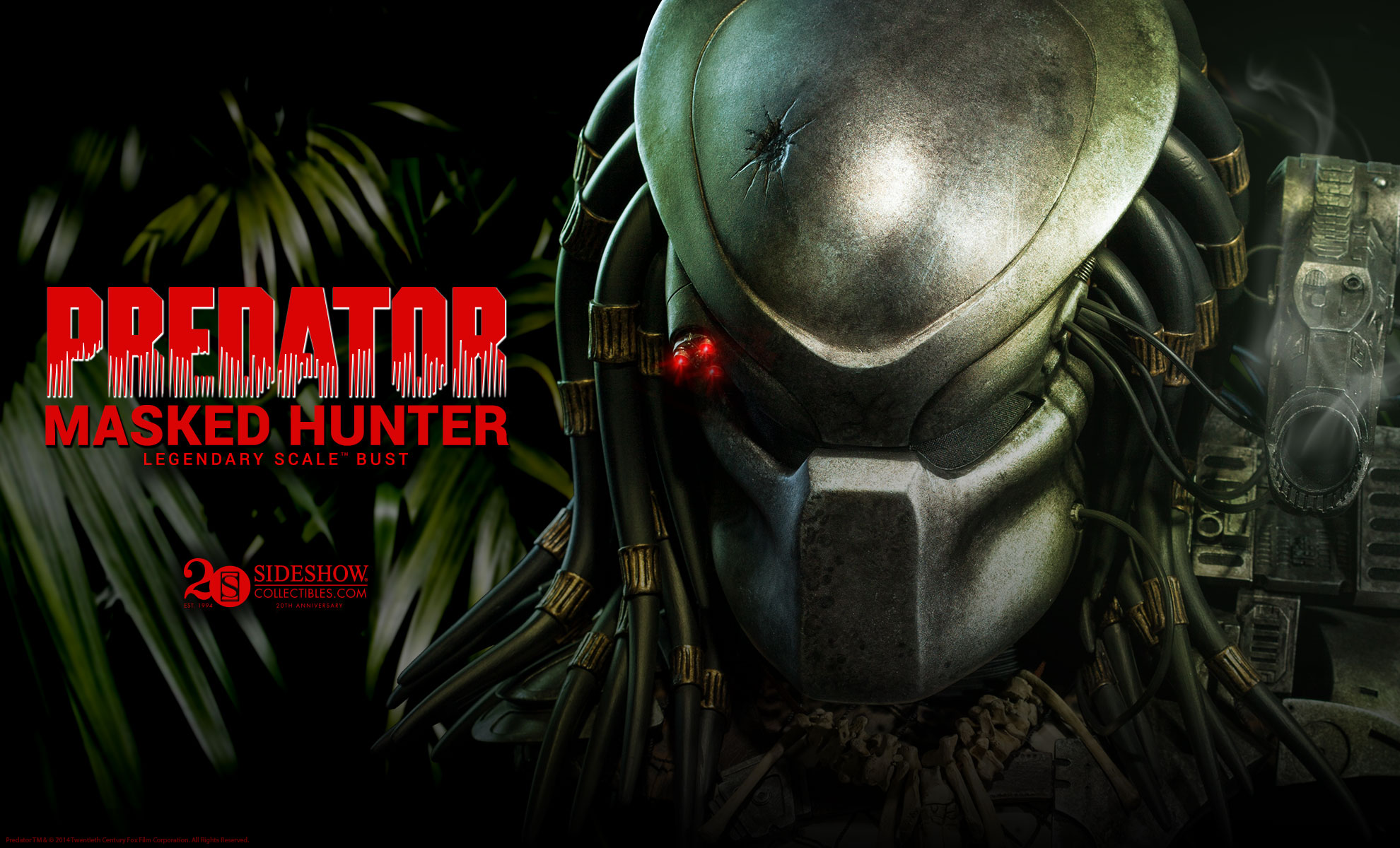 Predator Masked Hunter Bust | Sideshow Collectibles