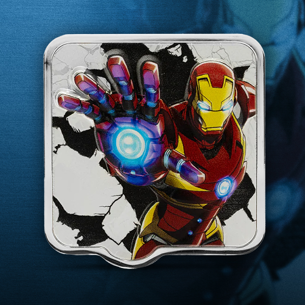 Iron Man 'ZAPT!!' Silver Collectible by Agoro | Sideshow Collectibles