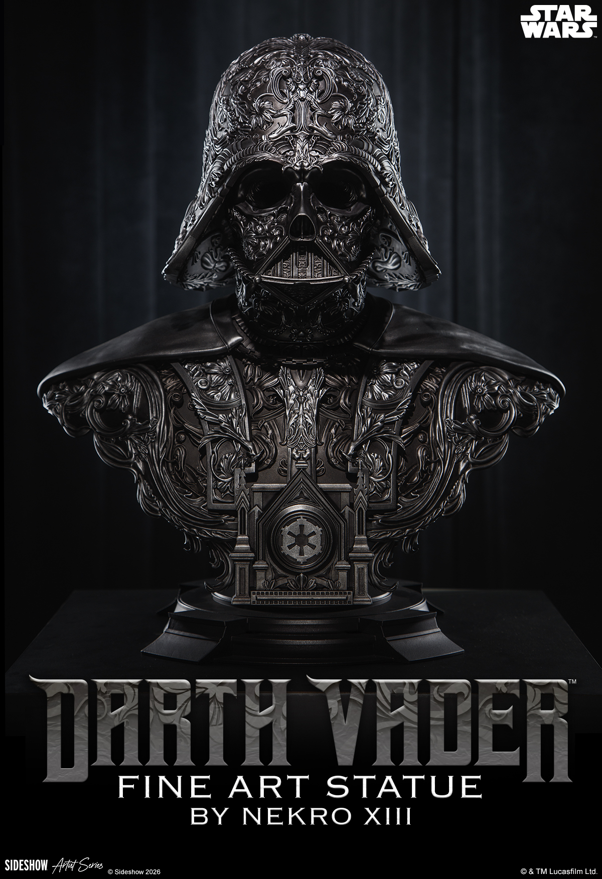 Darth Vader™ Fine Art Statue by artist Nekro XIII | Sideshow Collectibles