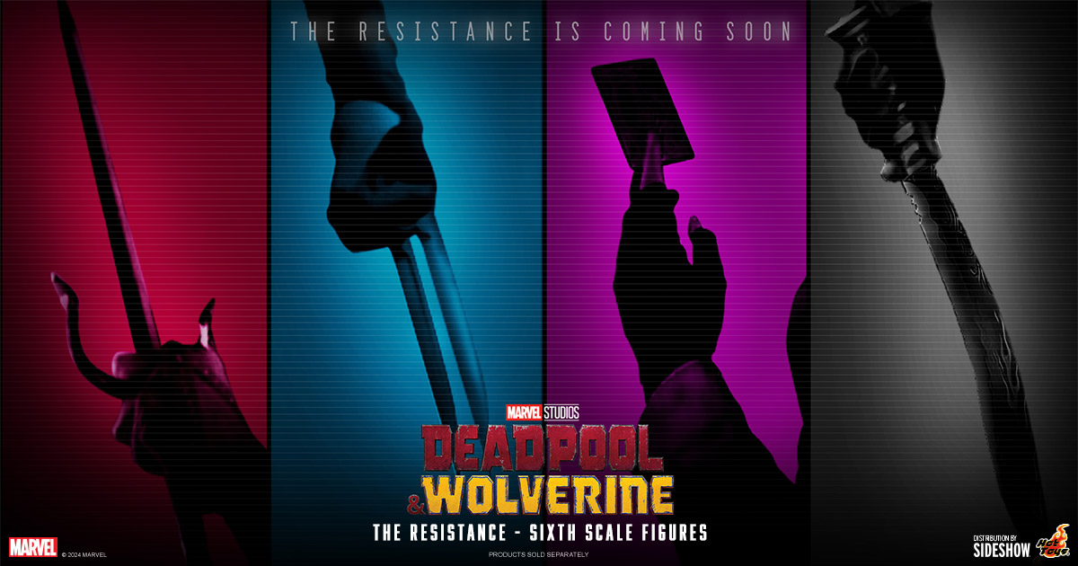 Deadpool & Wolverine The Resistance Sixth Scale Figures from Hot Toys ...