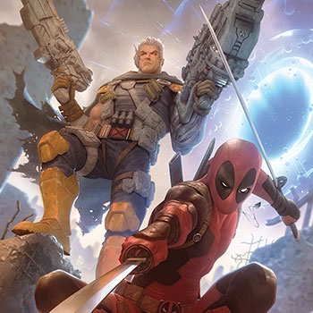 Deadpool & Cable Premium Art Print | Sideshow Collectibles