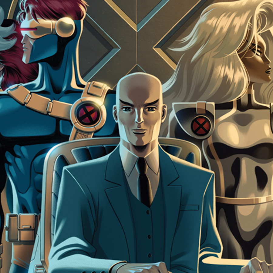 Charles Xavier & The X-Men Fine Art Print | Sideshow Collectibles